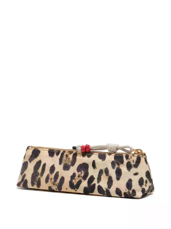 Bimba Y Lola Leopard Print Makeup Bag