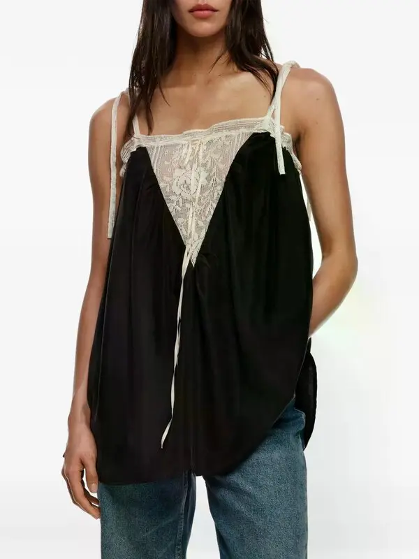 Bimba Y Lola Lace-trim Top