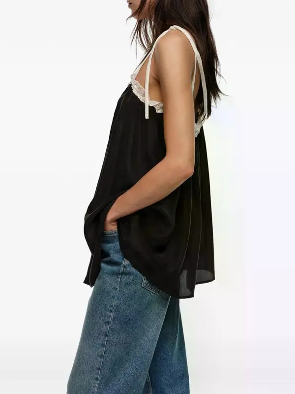 Bimba Y Lola Lace-trim Top