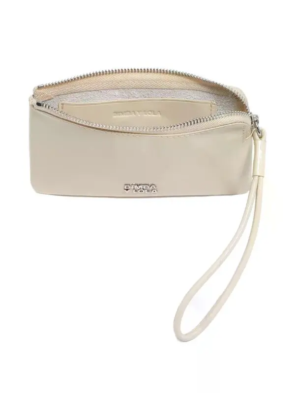 Bimba Y Lola Zip Coated Leather Wallet - Neutrals