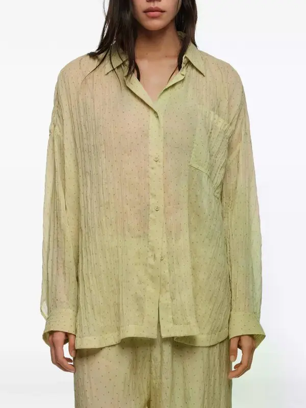 Bimba Y Lola Polka Dot Oversized Shirt