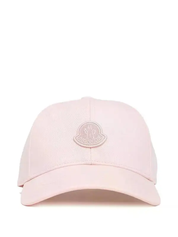Moncler Logo-appliqué Baseball Cap - Pink