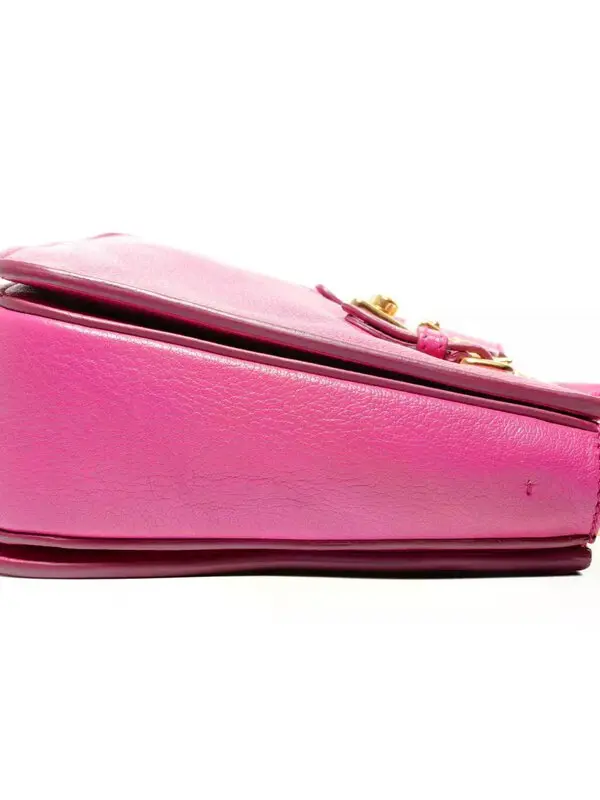Miu Miu 2010s Madras Tote Bag - Pink