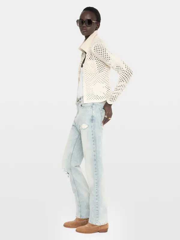 Zadig&Voltaire Voltyz Crocheted Cardigan - Ecru