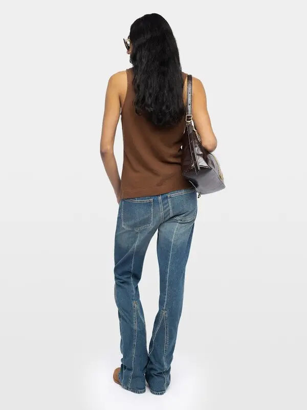 Zadig&Voltaire Ana Sleeveless Top - Coconut