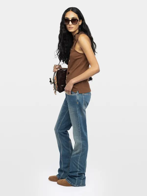 Zadig&Voltaire Ana Sleeveless Top - Coconut