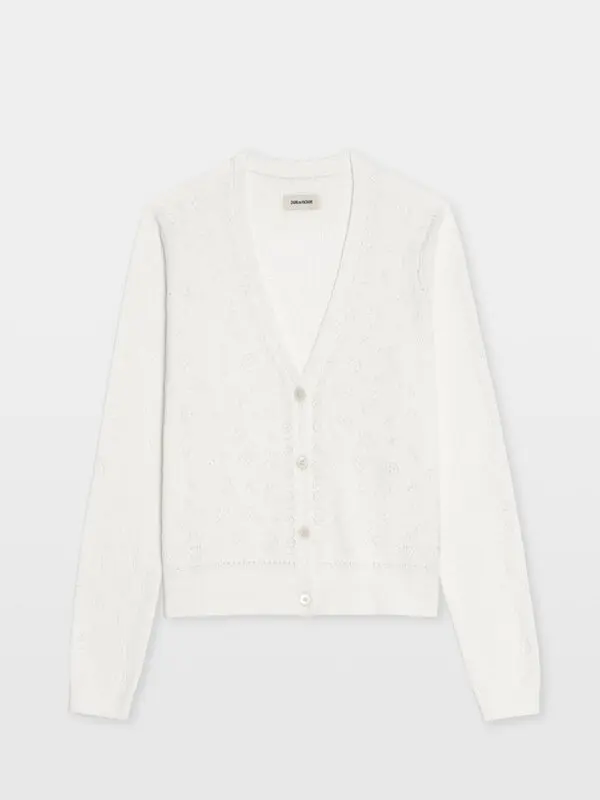 Zadig&Voltaire Manala Cardigan - Eggshell