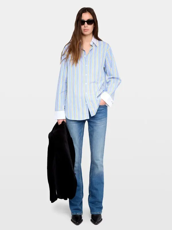 Zadig&Voltaire Striped Poplin Shirt - Sixtine