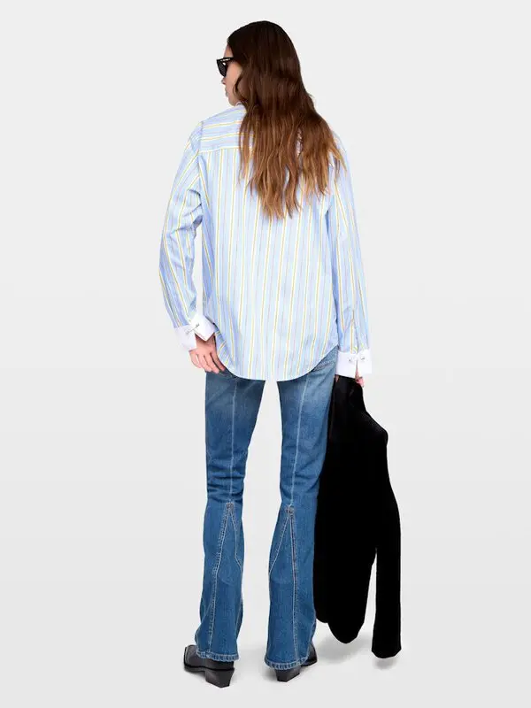Zadig&Voltaire Striped Poplin Shirt - Sixtine