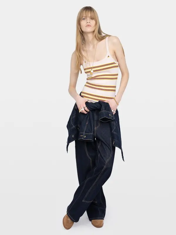 Zadig&Voltaire Albao Sleeveless T-shirt - Ballet