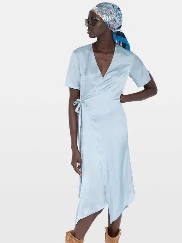 Zadig&Voltaire Reforme Midi Dress - Sky