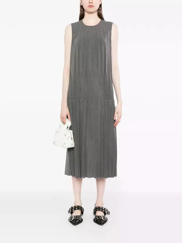 JNBY Pleated Striped Dress