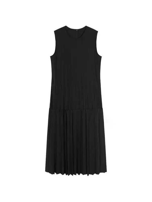 JNBY Pleated Sleeveless Dress - Black