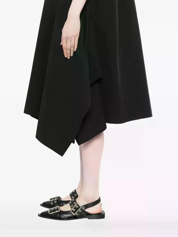 JNBY Asymmetric Hem Short-sleeved Dress