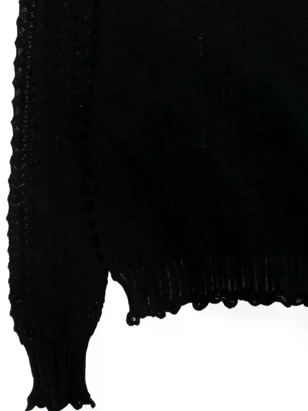 JNBY Gathered Hem V-neck Top