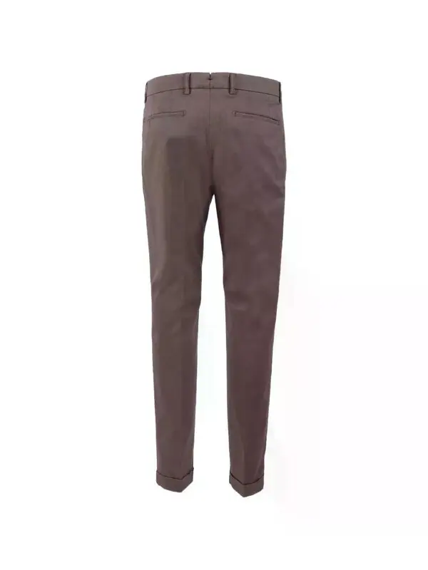 BERWICH Pleated Tailored Trousers - Brown