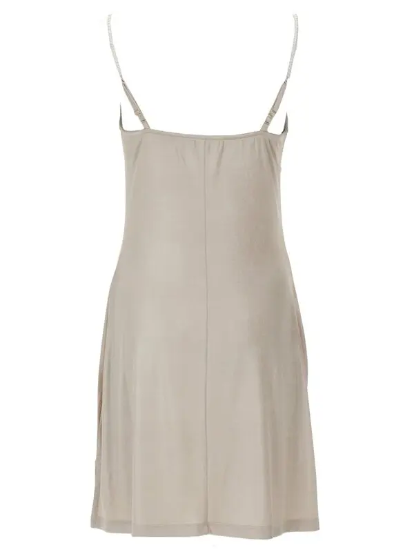 Versace Mini Abito In Raso - Ivory