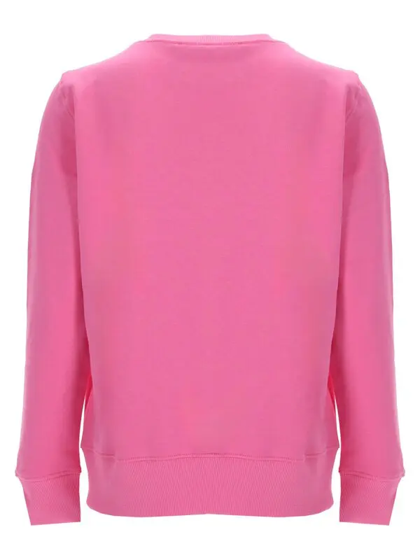 Versace Felpa In Jersey Di Cotone - Pink