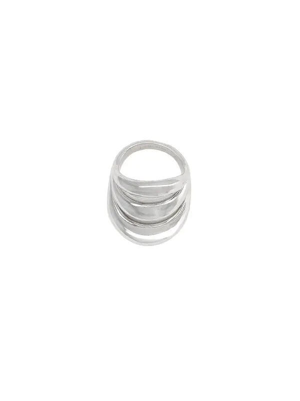PANCONESI Triptych Blow Up Ring - Silver