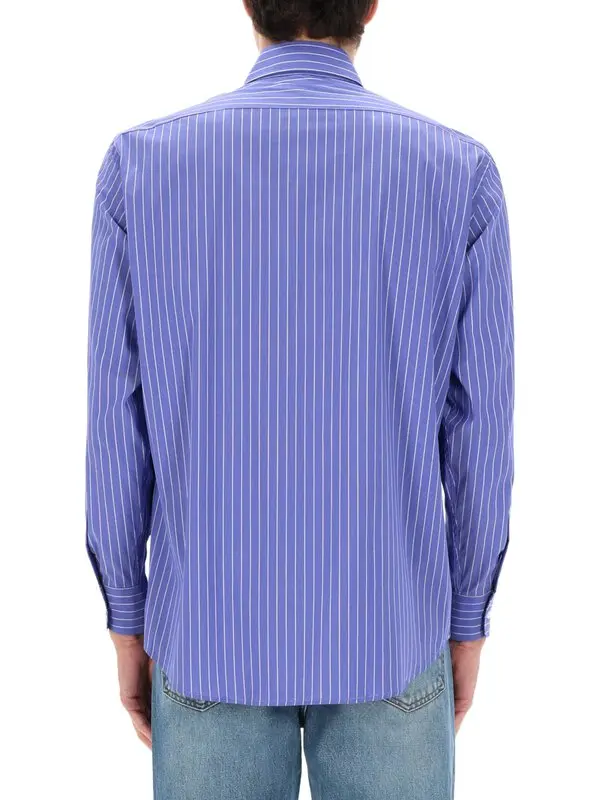 NO PROBLEMO Camicia Con Logo - Blue