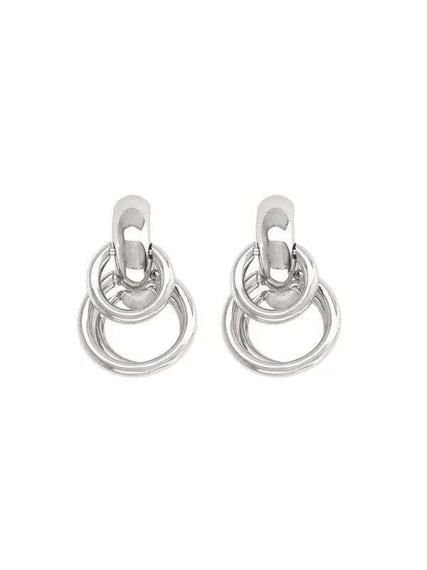 PANCONESI Huggies Earrings - Silver