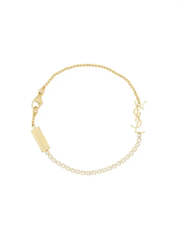 Saint Laurent Bracciale Charm Bracelet - Gold