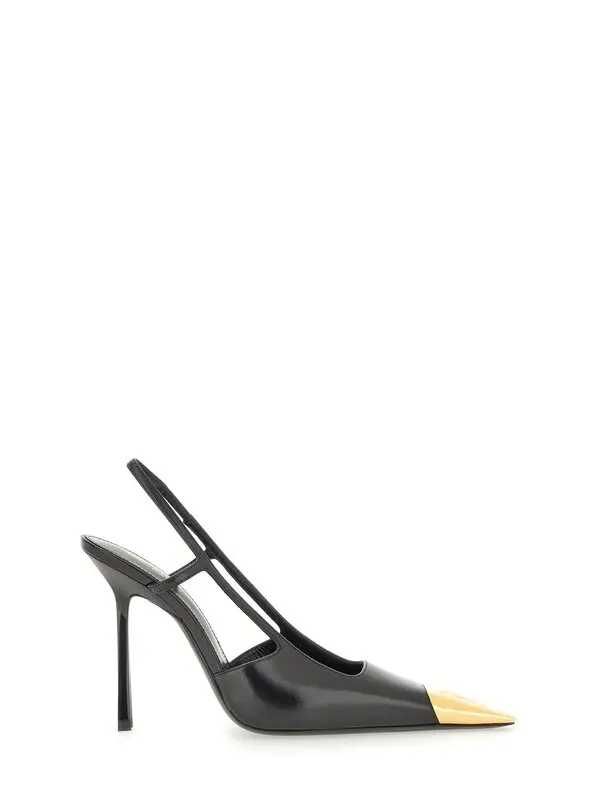 Saint Laurent Décolleté Jeanne Slingback Pumps - Black