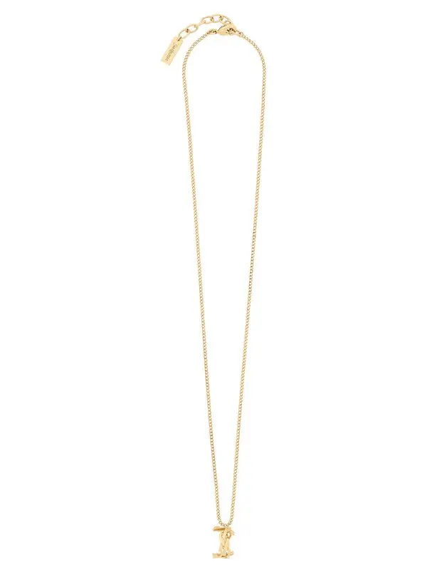 Saint Laurent Cassandre Necklace - Gold