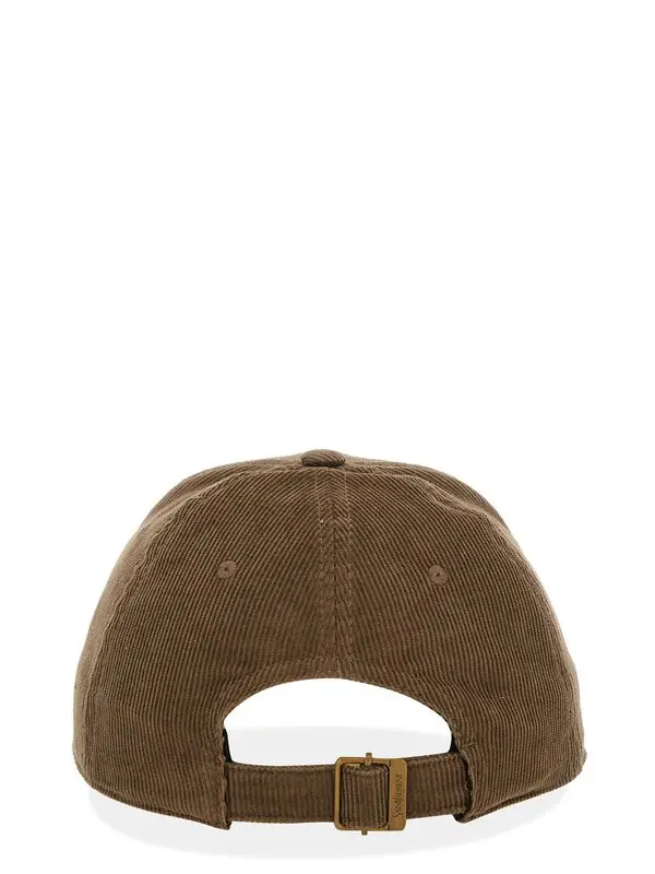 Saint Laurent Corduroy Baseball Cap - Brown