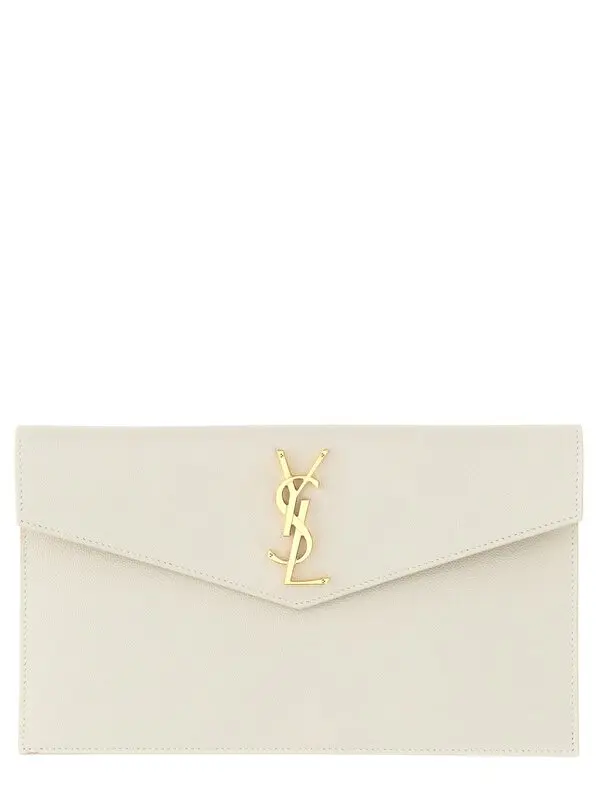 Saint Laurent Pouch "uptown" Medium - Beige