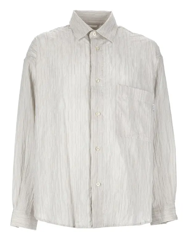 AMISH SUPPLIES Cotton Crinkle Shirt - Beige