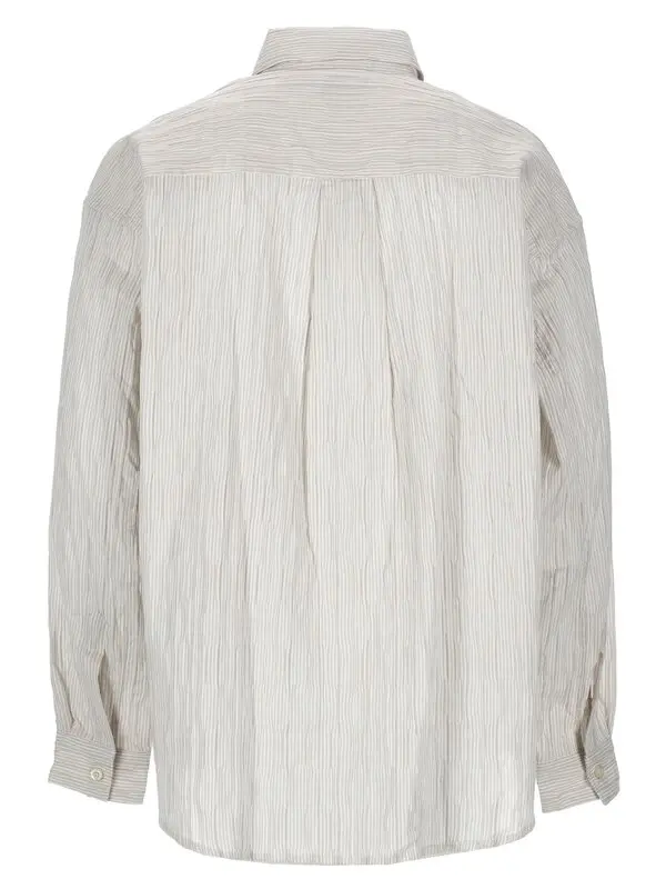 AMISH SUPPLIES Cotton Crinkle Shirt - Beige