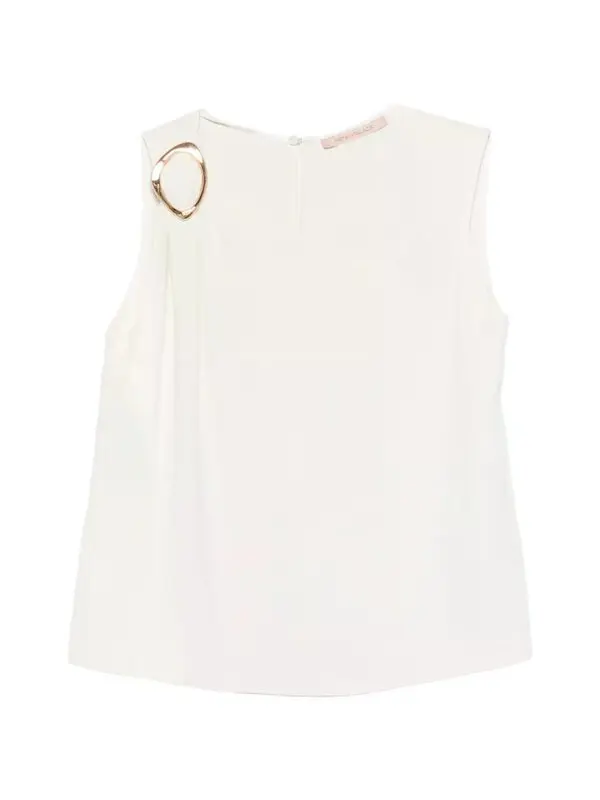 PENNYBLACK Ring-detail Sleeveless Blouse - Neutrals