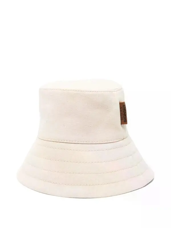 Ruslan Baginskiy Topstitched Brim Hat - Neutrals
