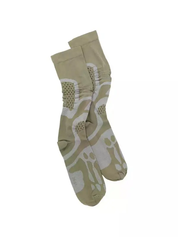ROA Bones Logo Technical Socks - Green