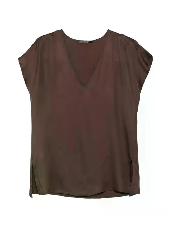 PENNYBLACK V-neck Top With Side Slits