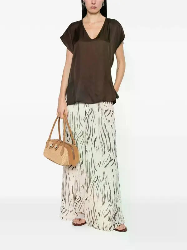 PENNYBLACK V-neck Top With Side Slits