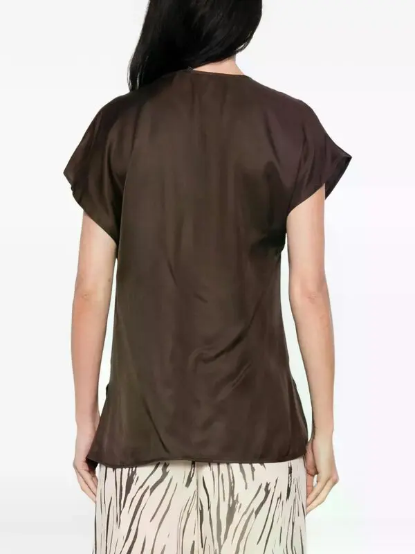 PENNYBLACK V-neck Top With Side Slits