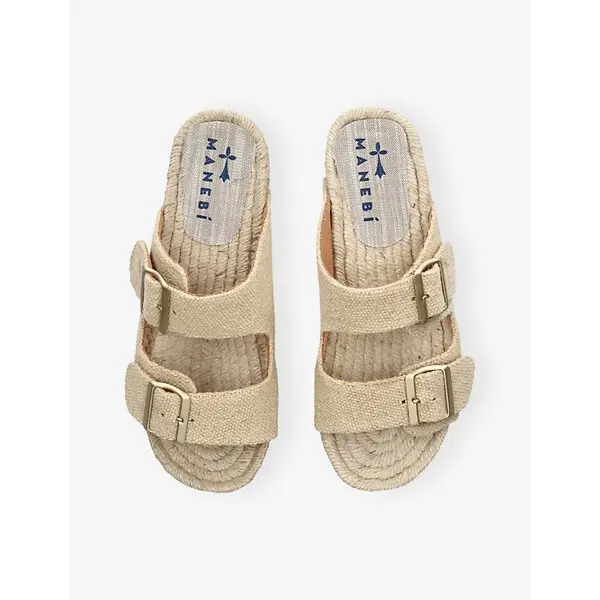 Manebí Hamptons Nordic Canvas Sandals - Camel