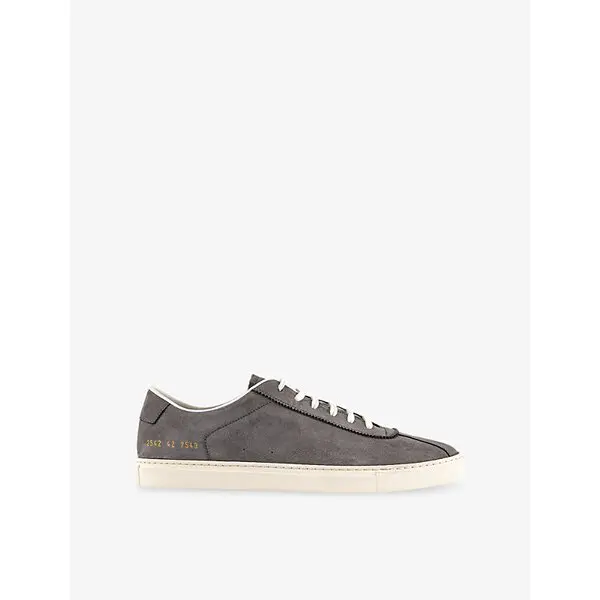 COMMON PROJECTS Tennis Leather Trainers - Grey