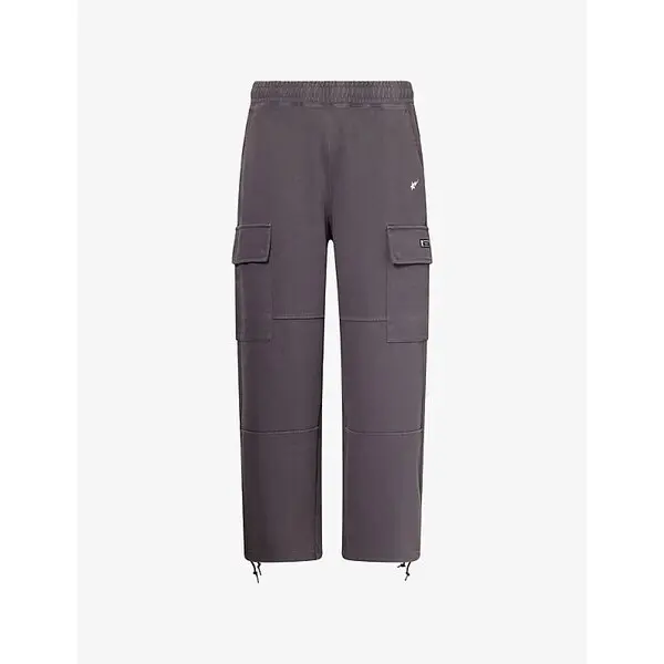 A BATHING APE Cargo Patch-pocket Cotton Jogging Bottoms