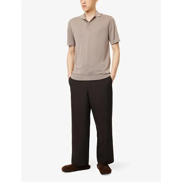 RAITH Pablo Short-sleeve Knitted Polo Top