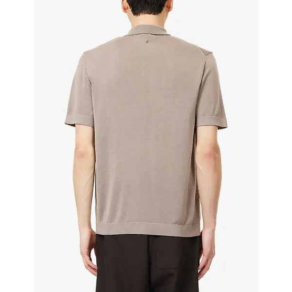 RAITH Pablo Short-sleeve Knitted Polo Top