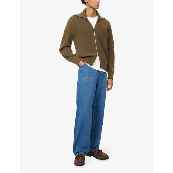Bottega Veneta Five-pocket Wide-leg Denim Jeans