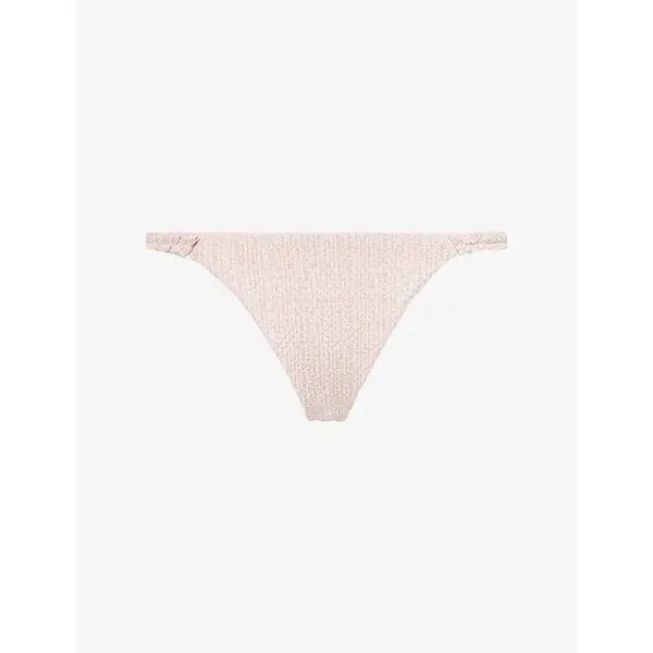 Devon Windsor Audrey Bikini Bottoms - Rose Cream