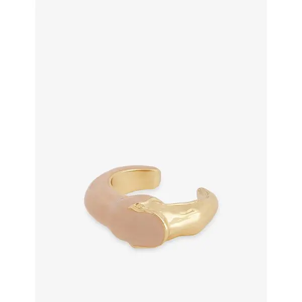 Chloé Tropicus Brass And Resin Bangle - Gold Pink
