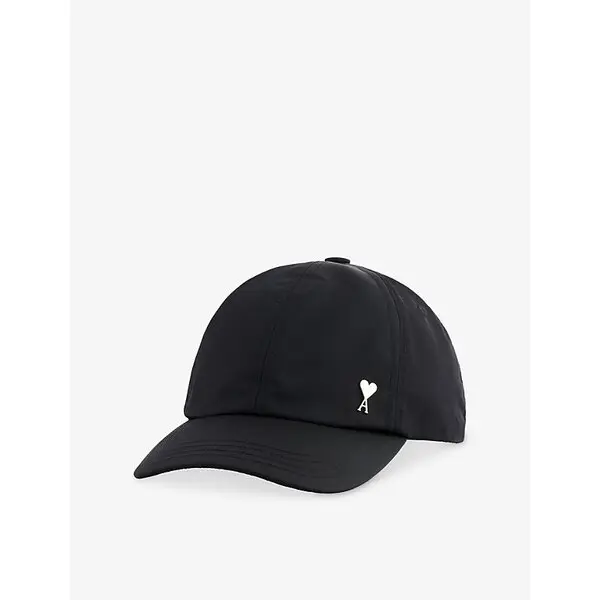 Ami Logo-plaque Baseball Cap - Noir