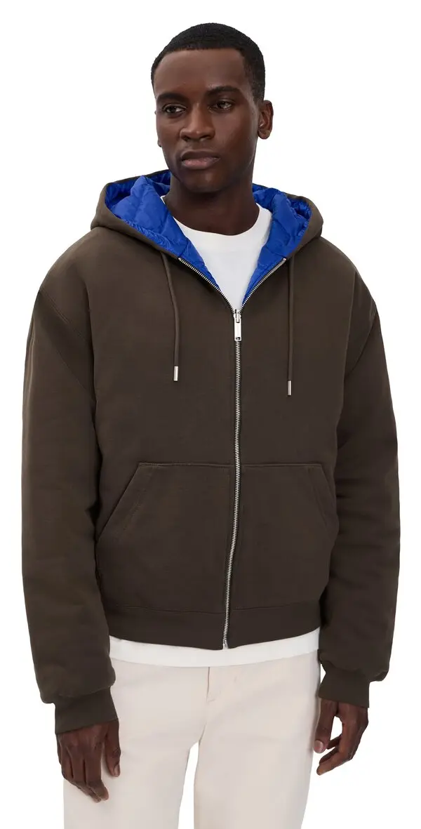 Canada Goose Reversible Zip Up Hoodie - Terra/azurite Blue