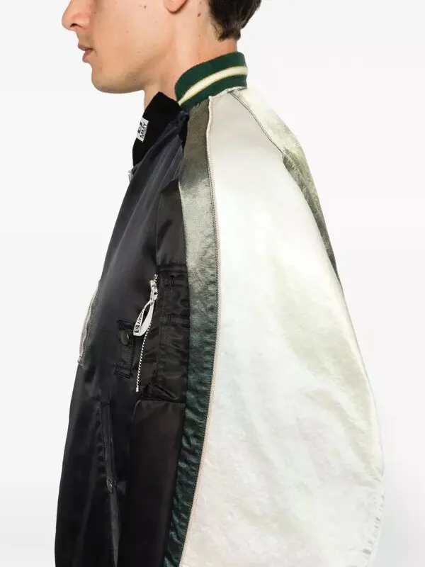 Mihara Yasuhiro Panelled Zip-up Jacket
