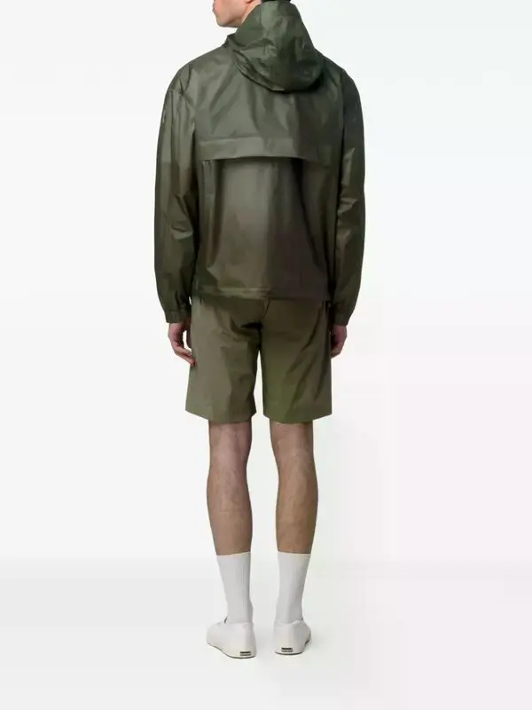 K-WAY Hooded Multi-pocket Jacket - Green